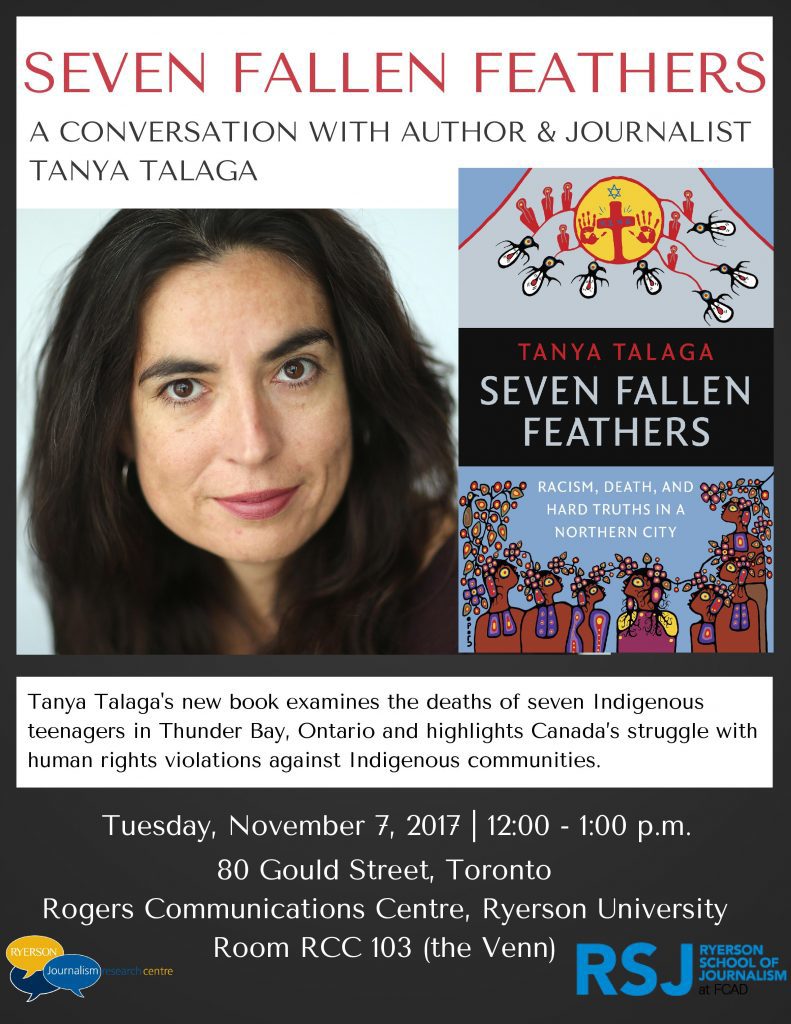 See author and journalist Tanya Talaga discuss her new book, Seven ...